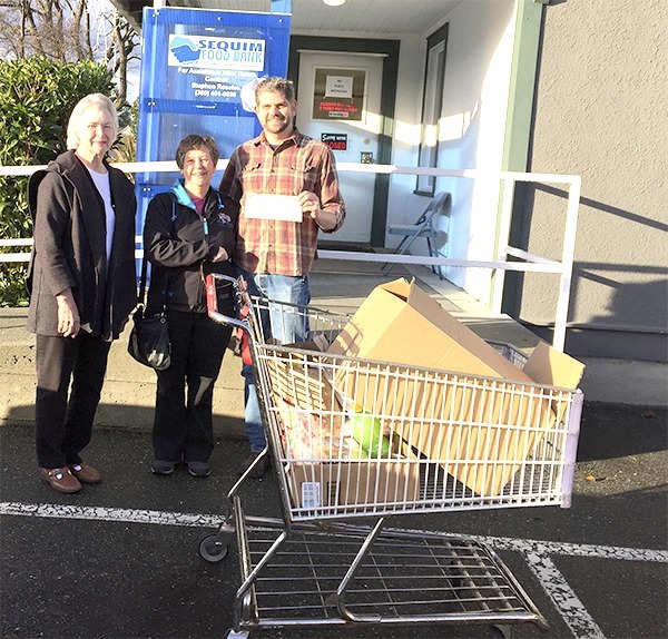 Milestone: Squadron donates to food bank | Sequim Gazette