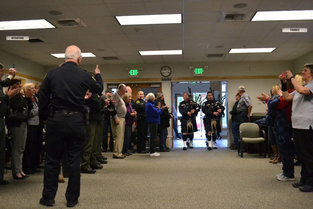 Police chief honored for 45 years in law enforcement | Sequim Gazette