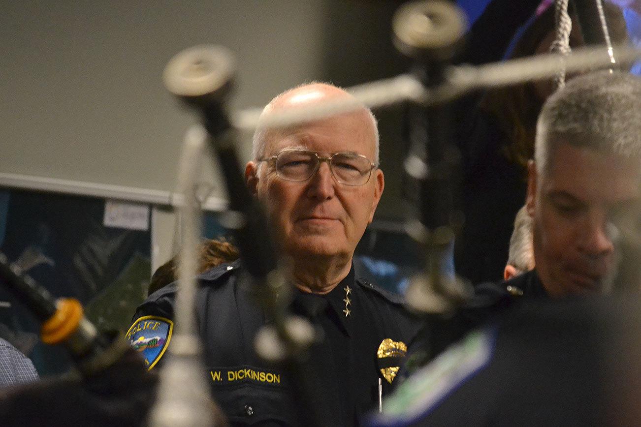 Police chief honored for 45 years in law enforcement | Sequim Gazette