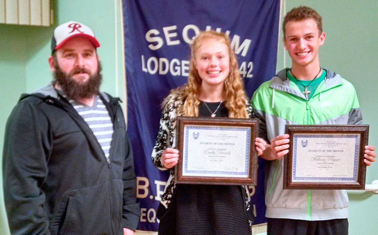 Milestones: Elks honor Students of the Month | Sequim Gazette