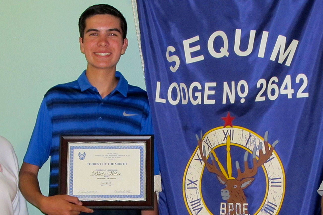 Wiker earns Elks honor | Sequim Gazette