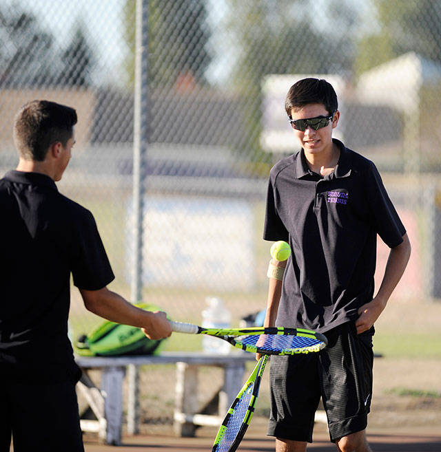 Boys tennis: Hughes, Wiker net state berth | Sequim Gazette