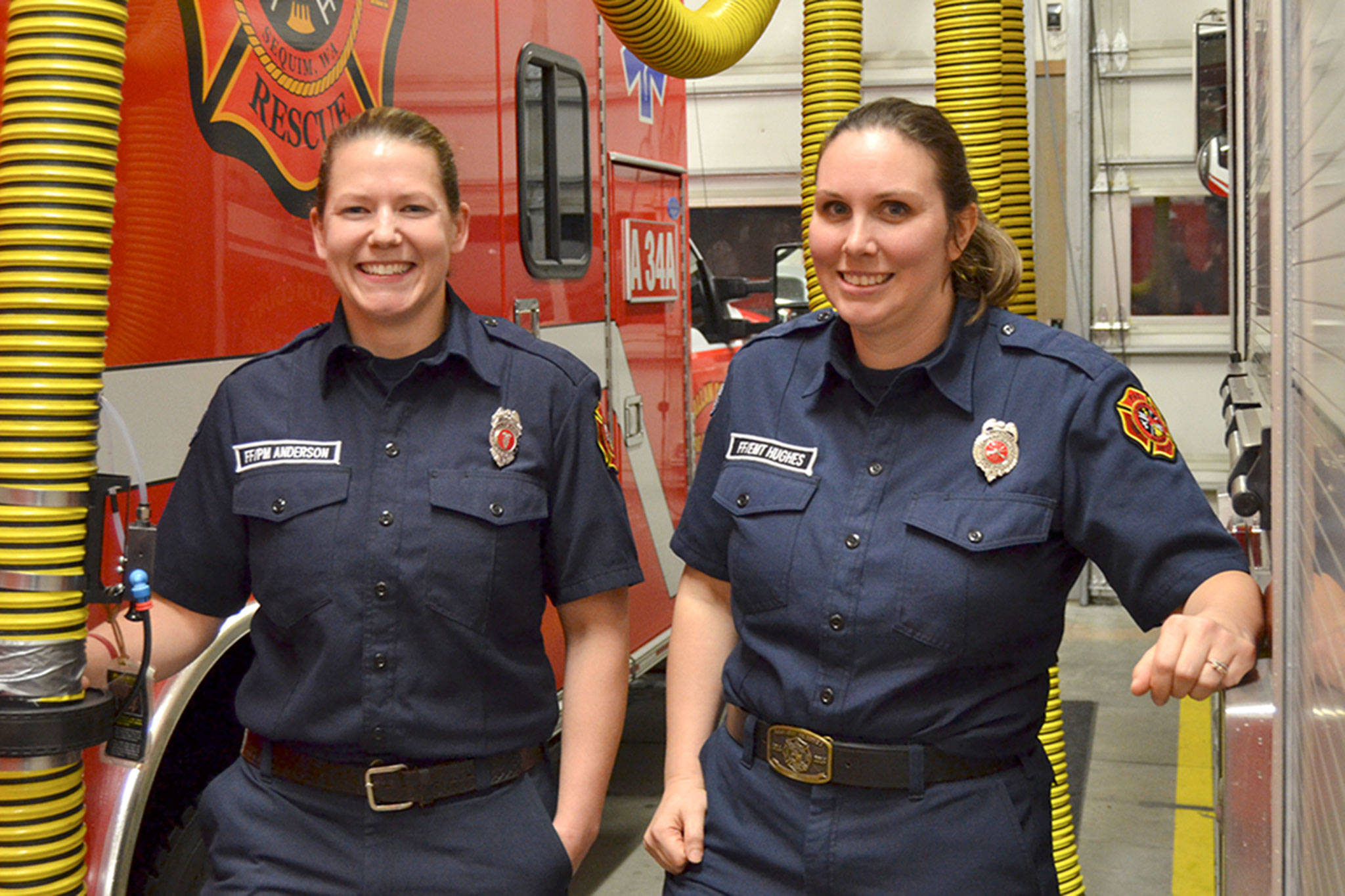 Anderson, Hughes named Firefighters of the Year | Sequim Gazette
