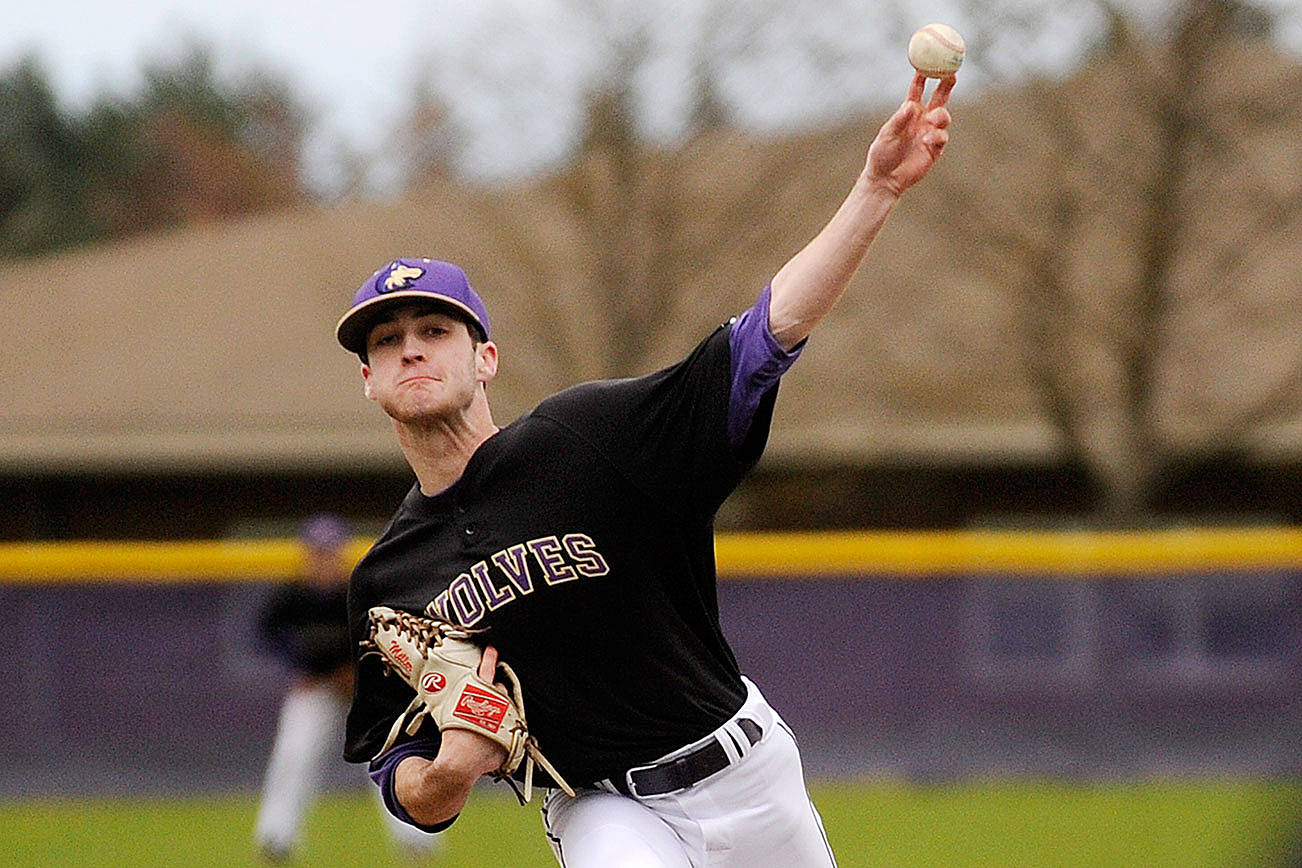 Baseball: Wolves get first league win, shut out Bremerton | Sequim Gazette