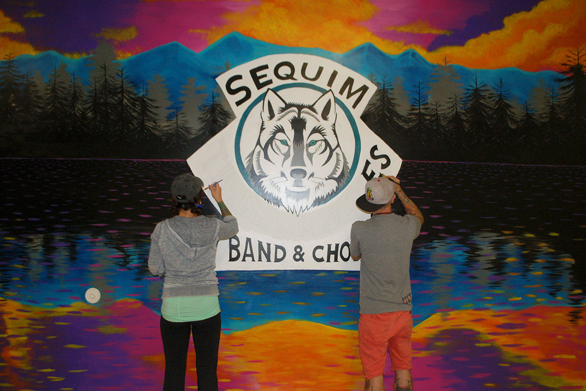 Timberwolves get a fresh coat | Sequim Gazette