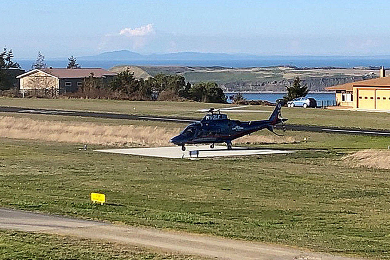 New Diamond Point helipad provides first airlift support | Sequim Gazette