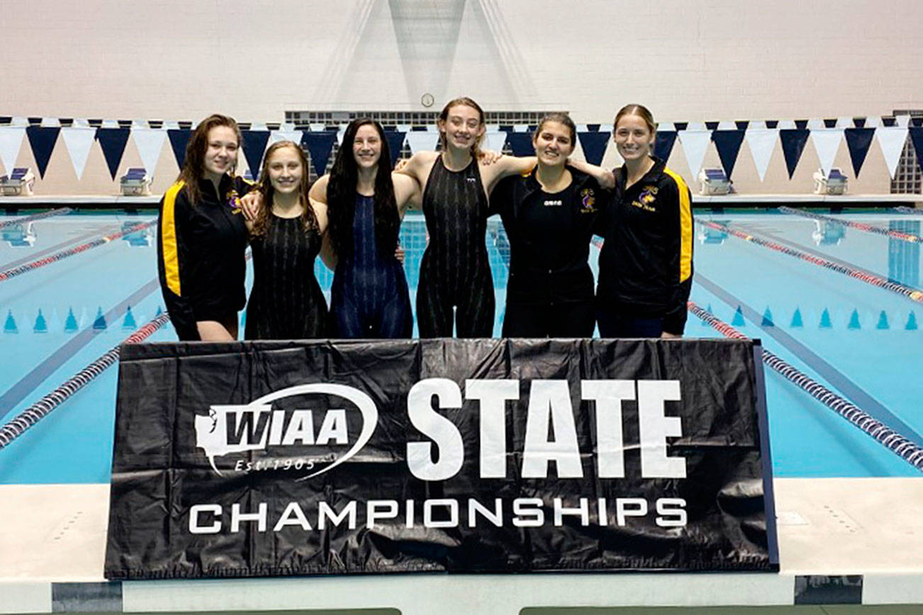 Girls swimming: Sequim crew swims to three finals at state | Sequim Gazette