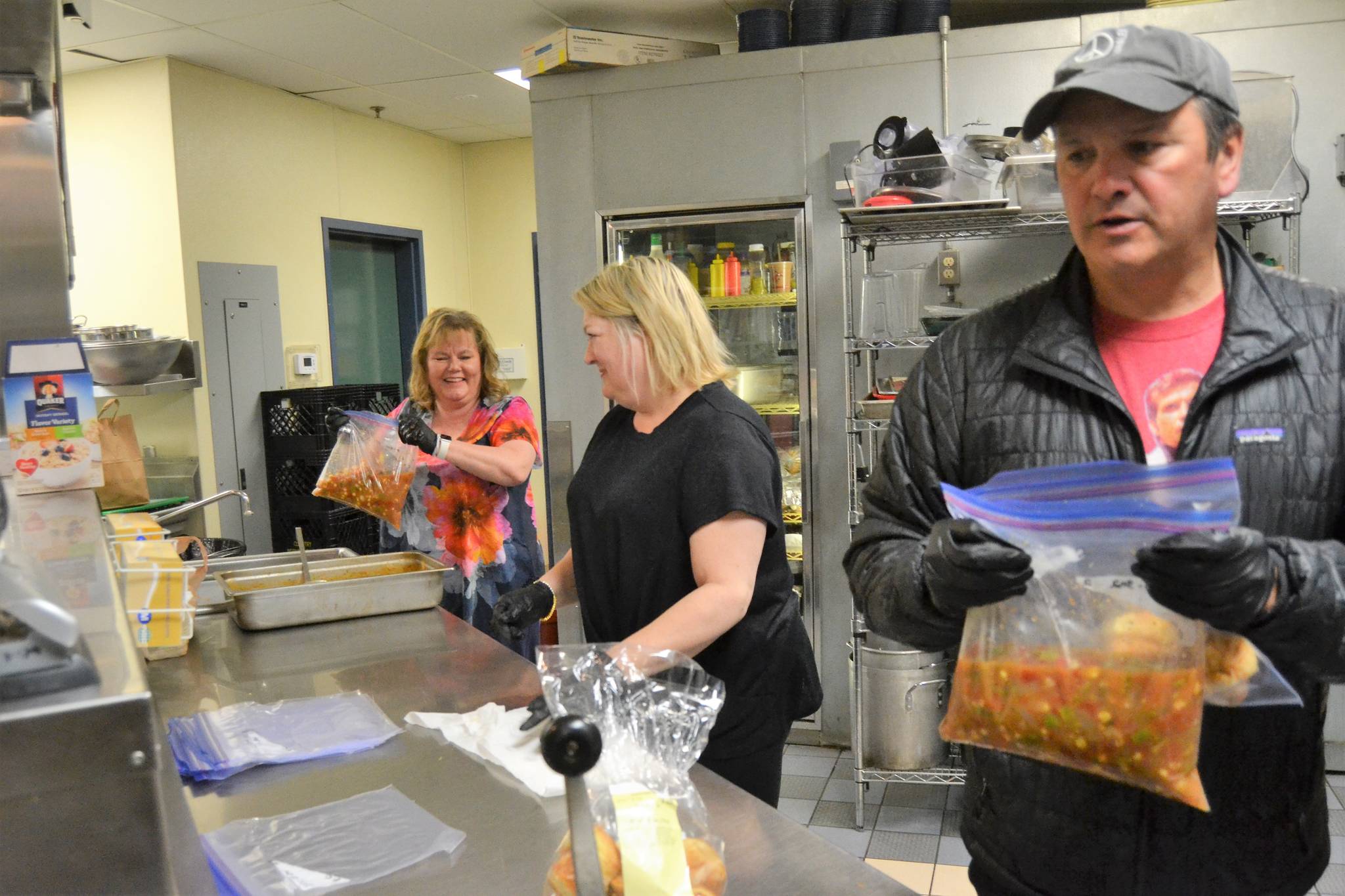 School staff serves soup for Sequim apartment complexes | Sequim Gazette