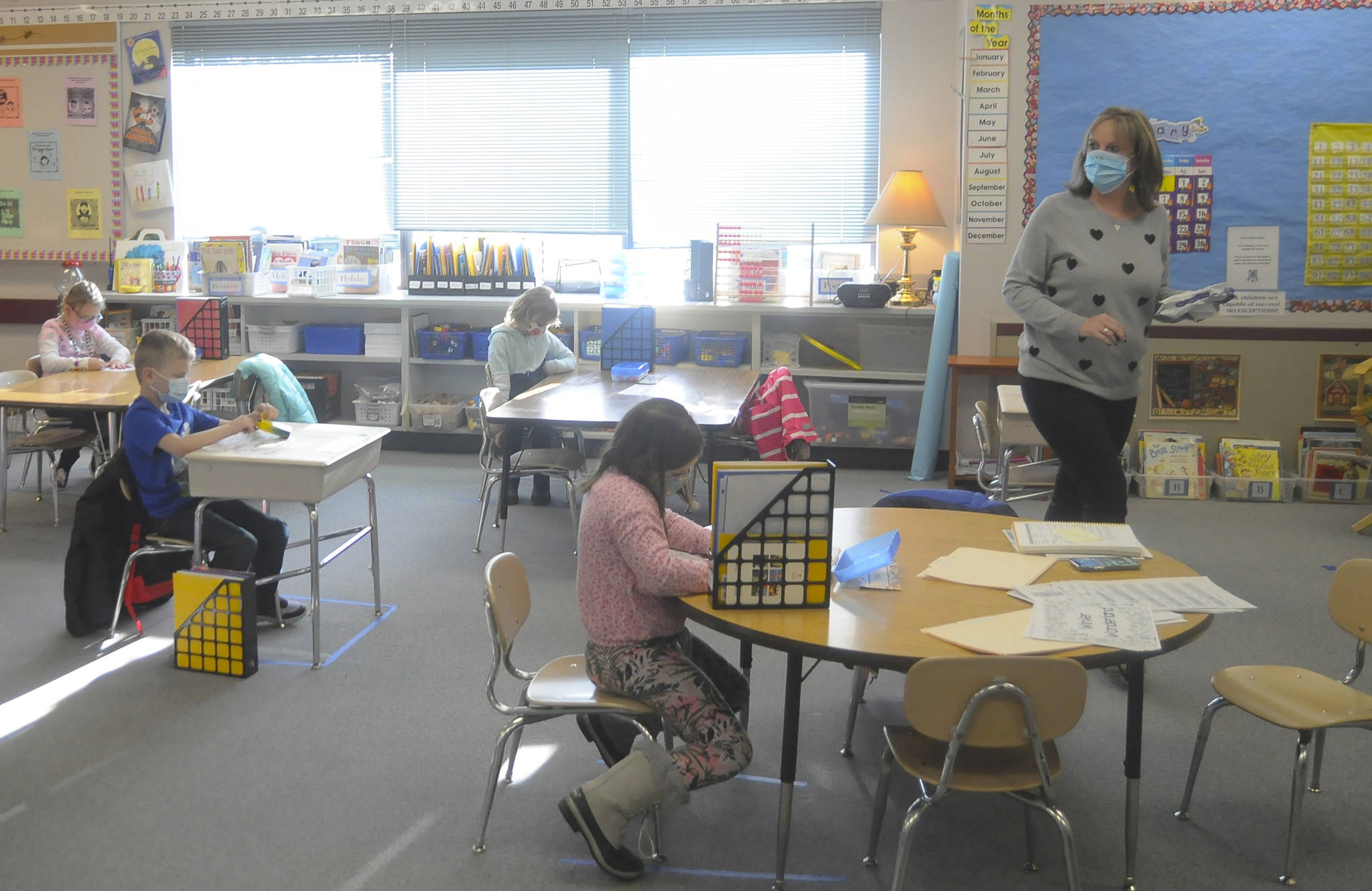 Welcome back: Sequim elementary school students return to classrooms ...