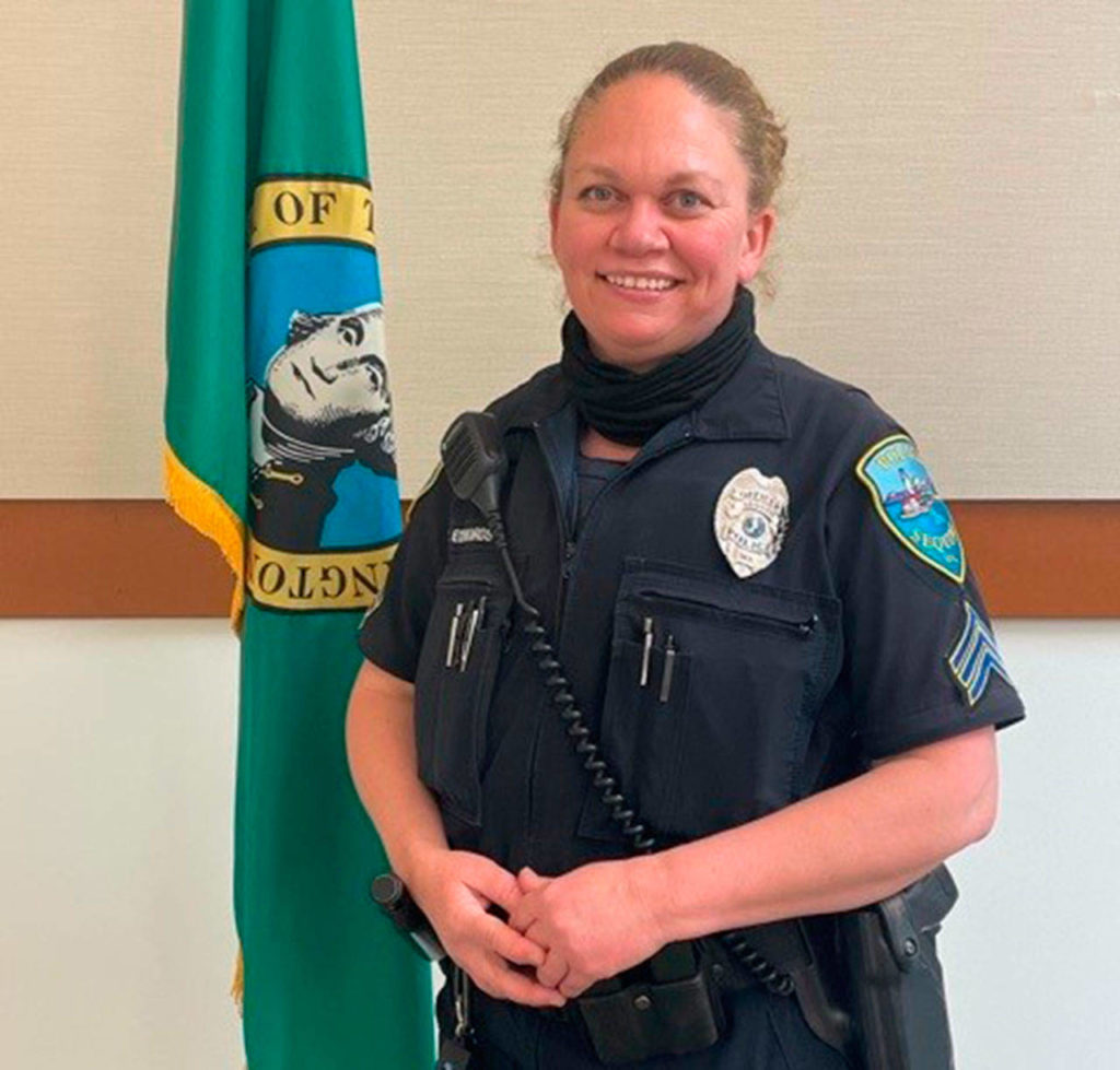 SPD’s Edwards promoted to sergeant | Sequim Gazette