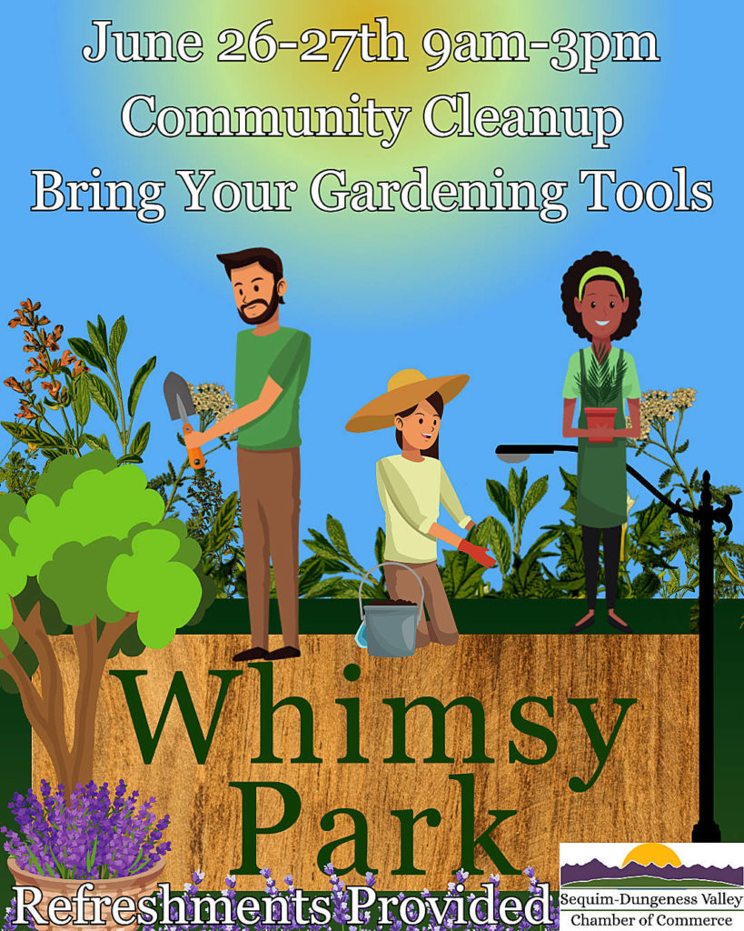 Chamber looks to clean Whimsy Park | Sequim Gazette