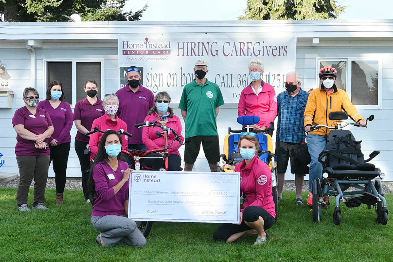 Milestone: Sequim Wheelers get GIVE65 boost from Home Instead | Sequim ...
