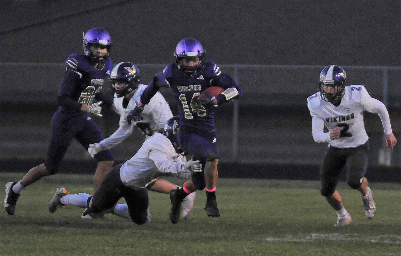 Football: Top-ranked Vikings roll past Wolves, 49-7 | Sequim Gazette