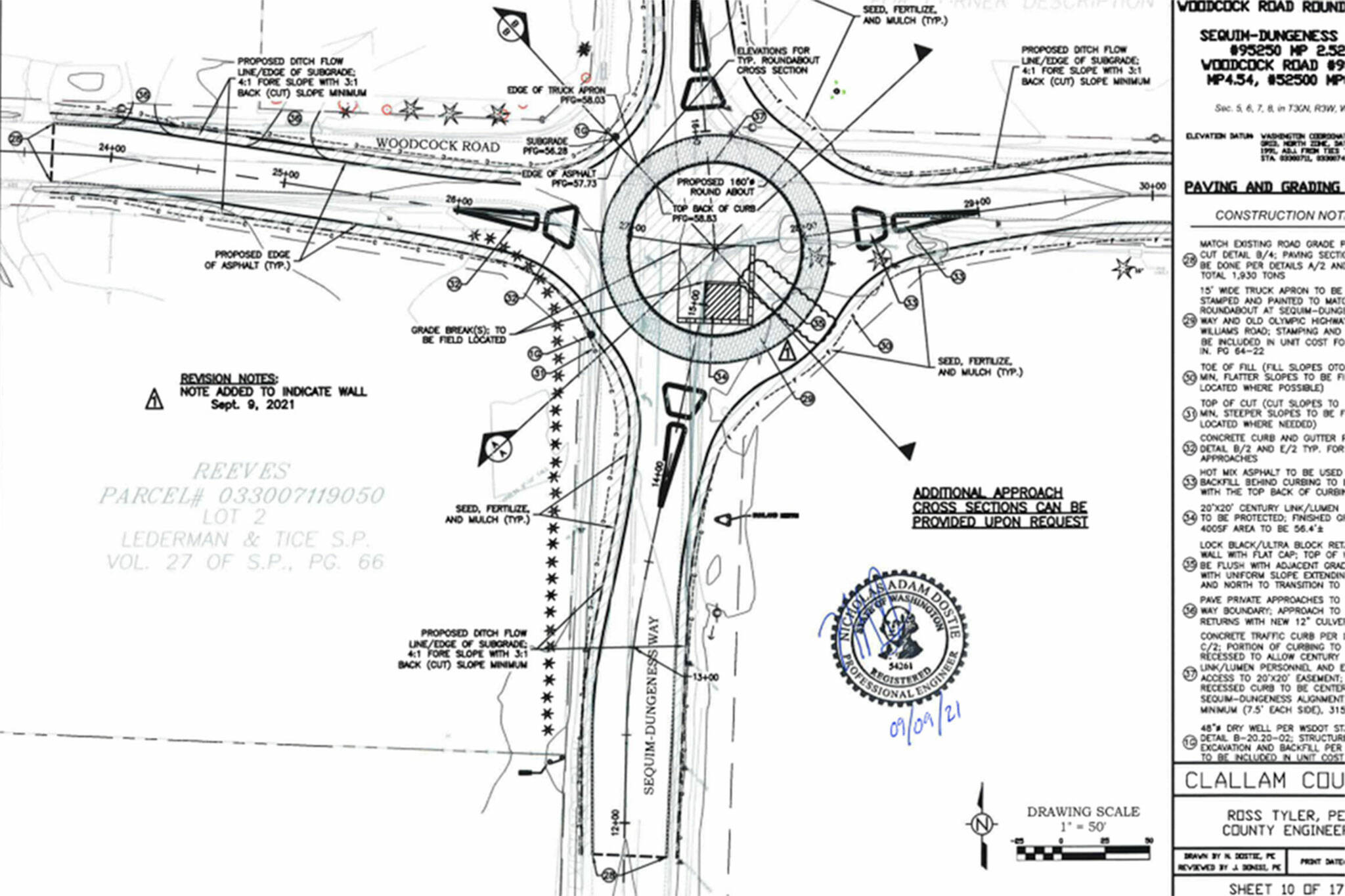 Woodcock Road roundabout project to begin this month | Sequim Gazette