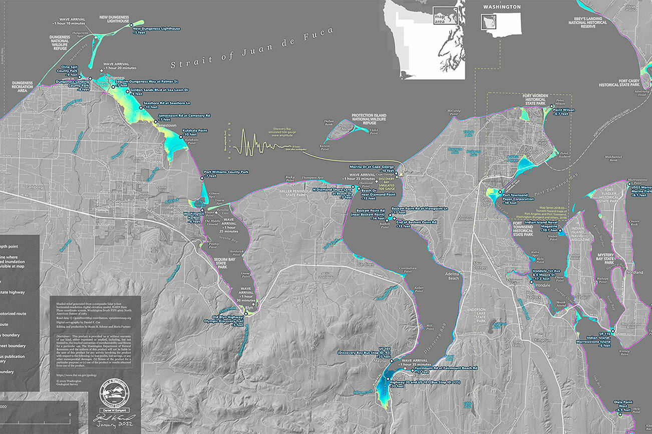 Geologists map 9.0 magnitude quake’s impact on Olympic Peninsula ...