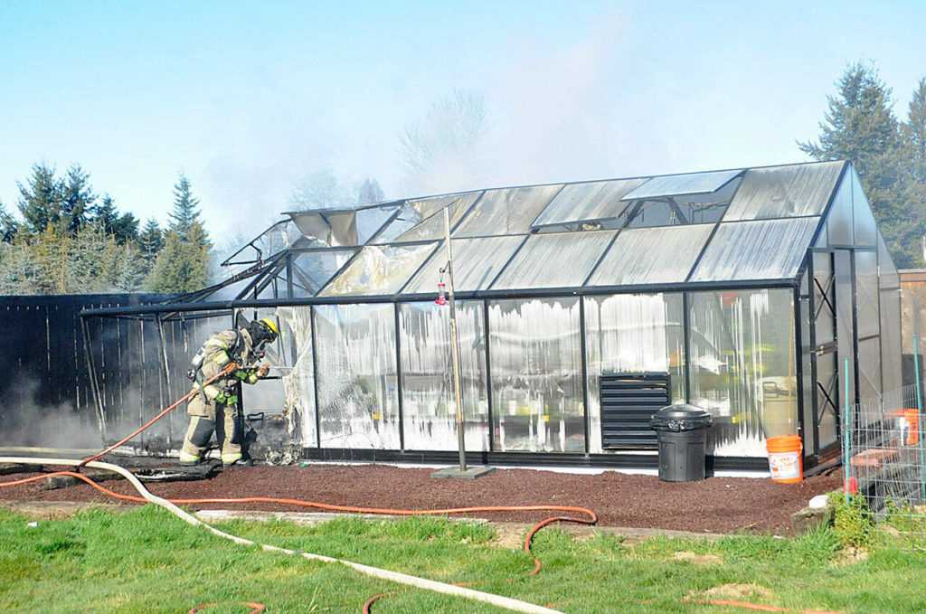 Firefighters contain greenhouse fire near Sequim | Sequim Gazette