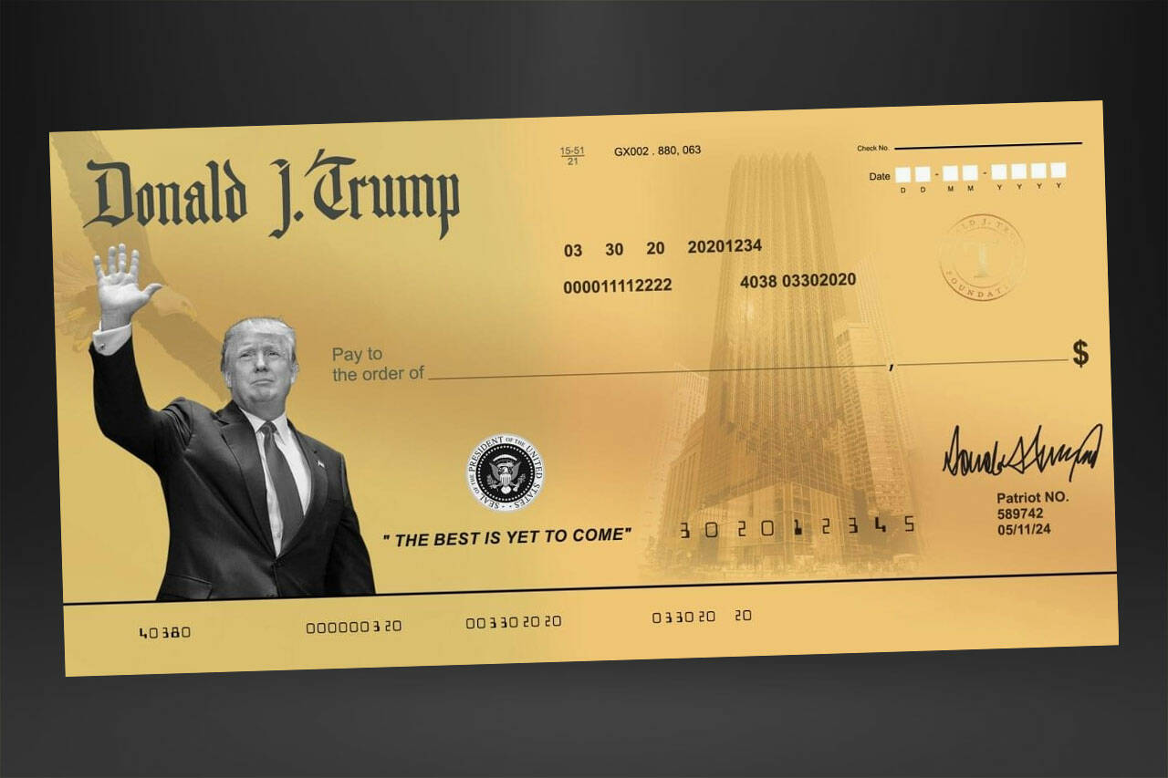 Golden Trump Check Review - High Quality Donald Trump Golden Check ...