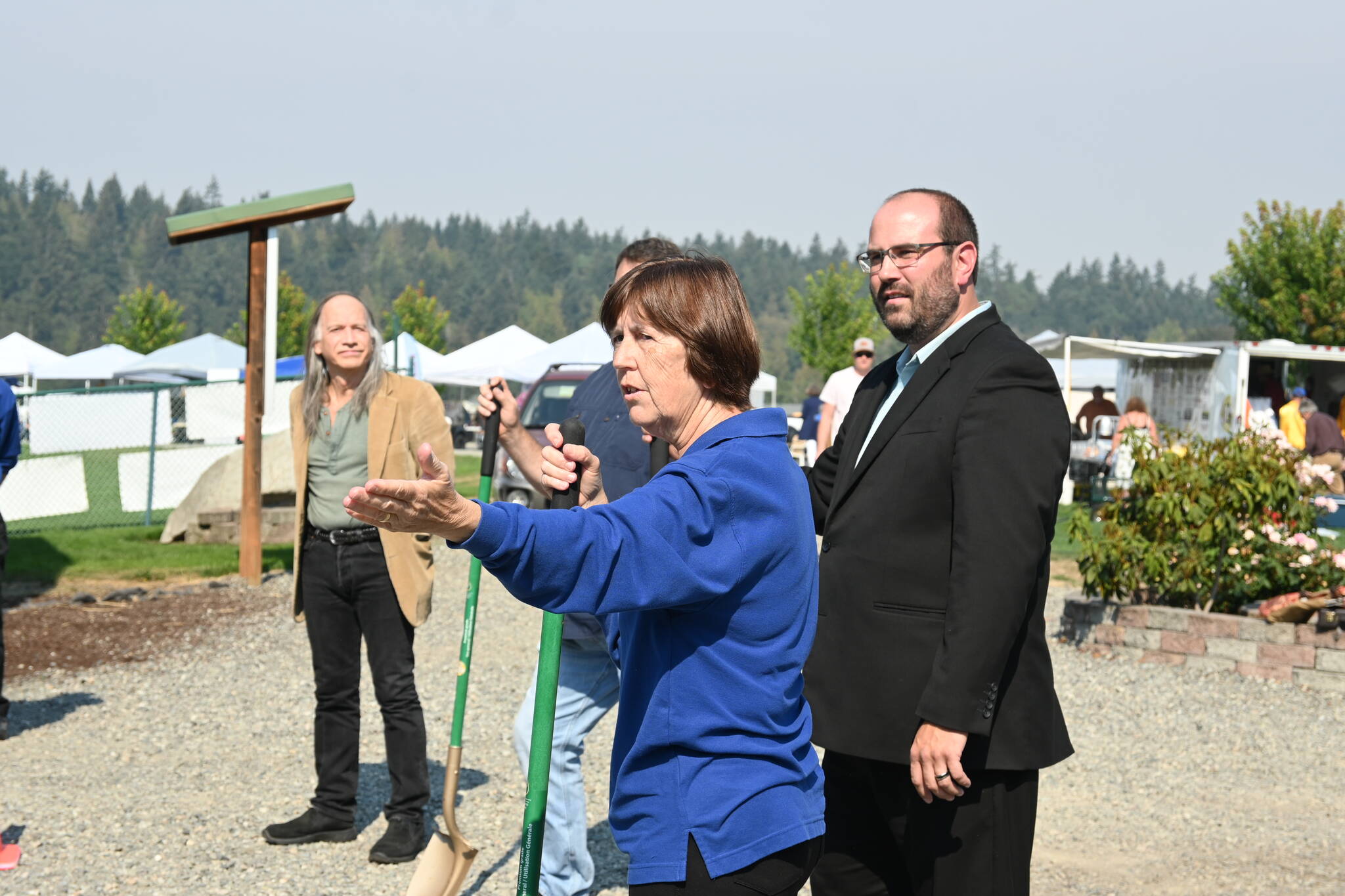 Sequim City Band breaks ground on rehearsal hall expansion | Sequim Gazette