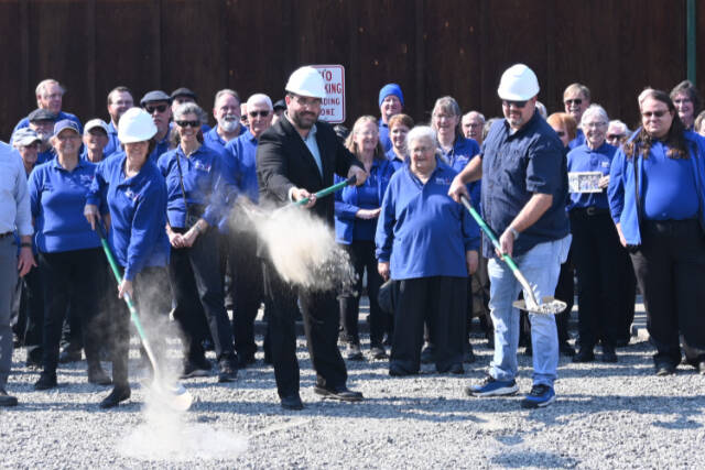 Sequim City Band breaks ground on rehearsal hall expansion | Sequim Gazette