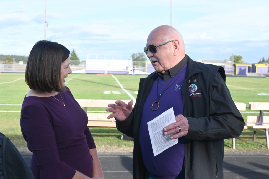 Sequim stadium and field get blessings, names | Sequim Gazette