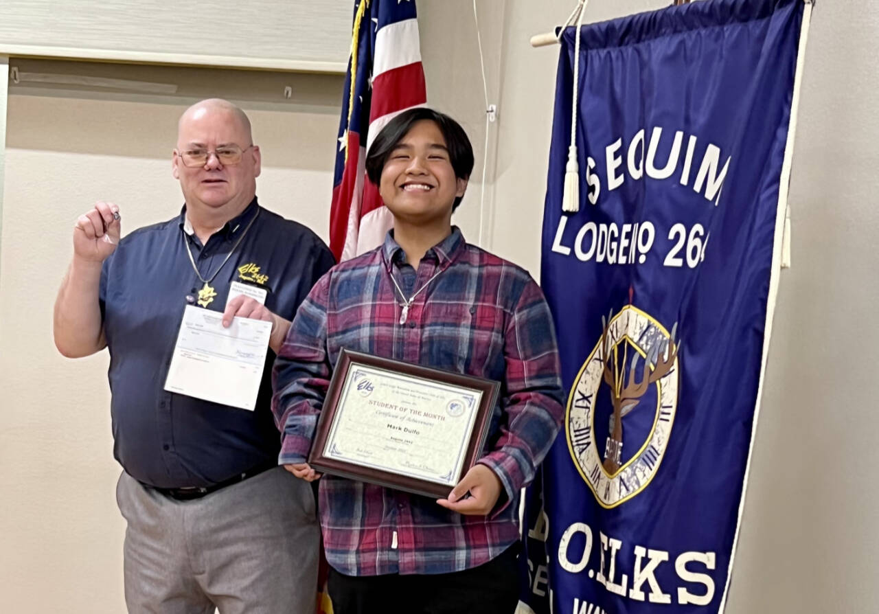 Milestone: Dulfo named Elks’ Student of the Month | Sequim Gazette