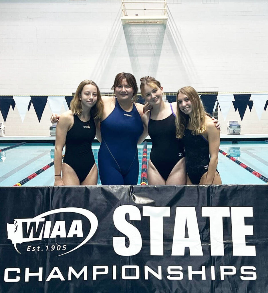 Girls swimming: SHS relay team takes 13th at state final | Sequim Gazette