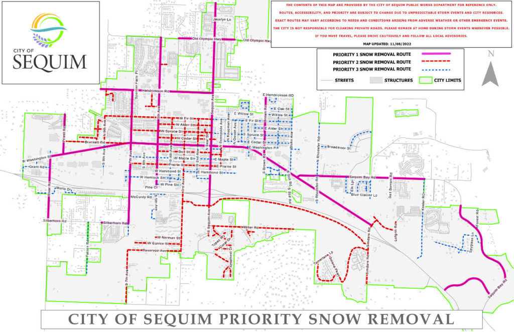 Sequim city crew prepares for snow | Sequim Gazette