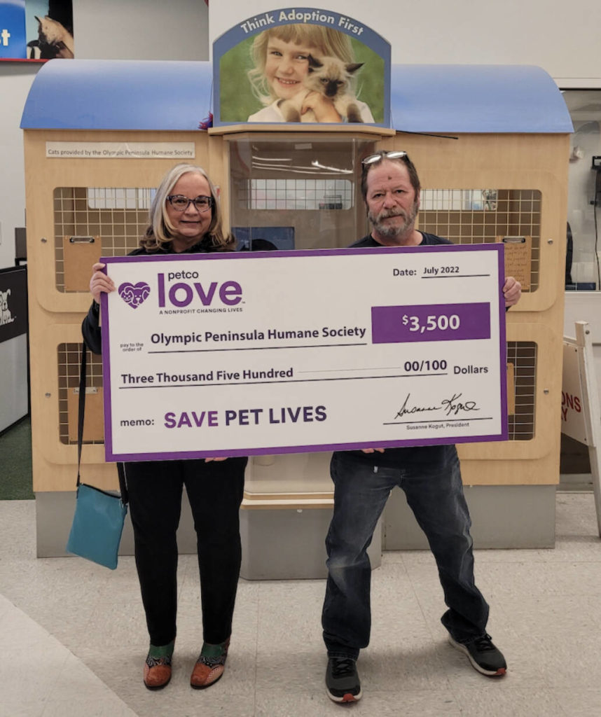 Milestone: OPHS gets boost from Petco Love | Sequim Gazette