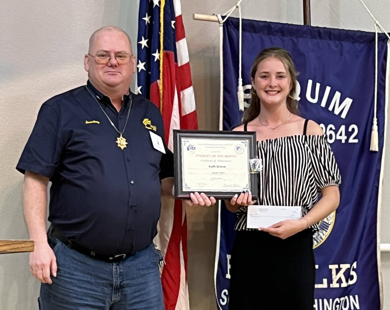 Milestone: Grove named Elks Student of Month | Sequim Gazette