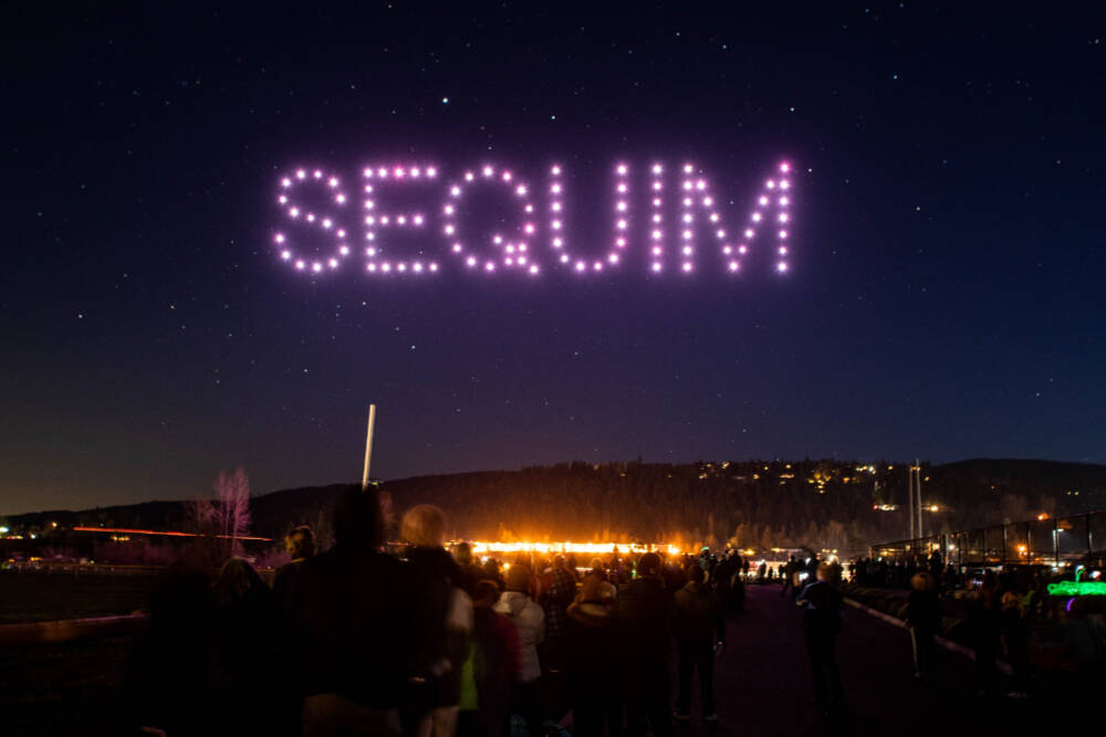 City plans expanded drone show for 2023 Sequim Sunshine Festival ...