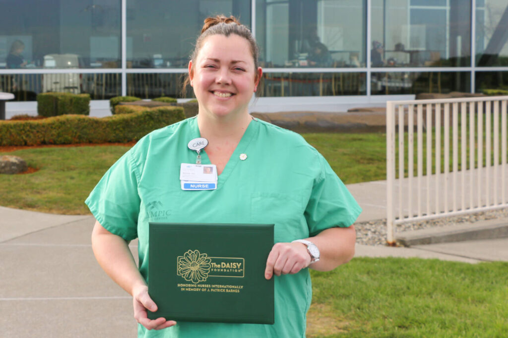Milestone: OMC nurse Flanagan receives Daisy Award | Sequim Gazette