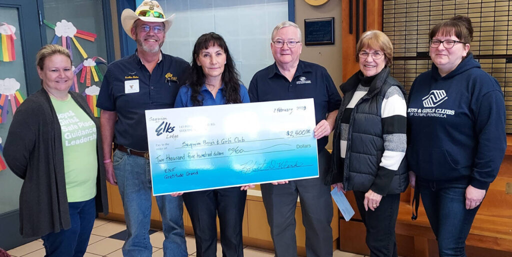 Milestone: Sequim Elks donates to Boys & Girls Clubs | Sequim Gazette