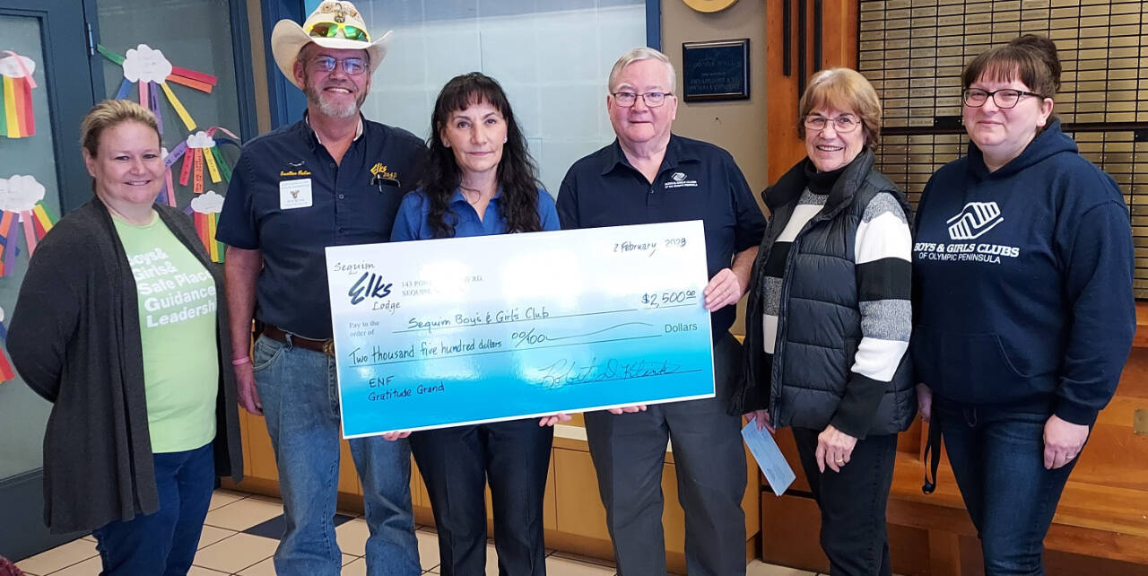 Milestone: Sequim Elks donates to Boys & Girls Clubs | Sequim Gazette