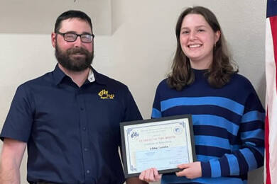 Milestone: Sequim Elks select Turella for Student of Month honor ...