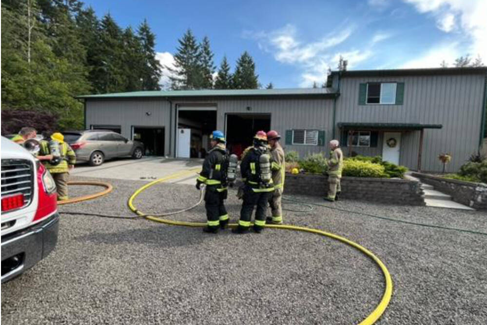 Fire damages residence, shop on Happy Valley Road | Sequim Gazette