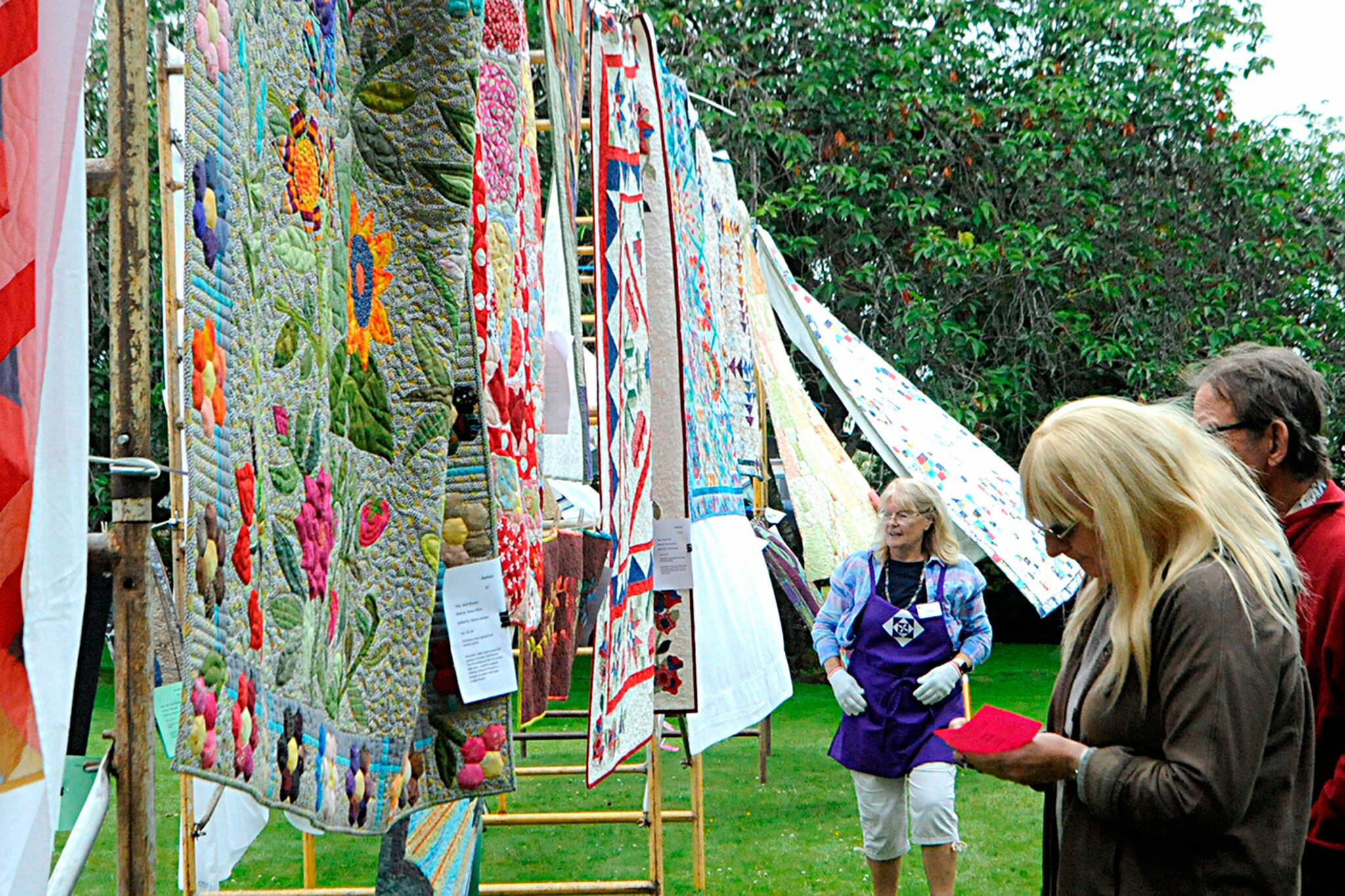 Open air quilt show returns to Pioneer Memorial Park | Sequim Gazette
