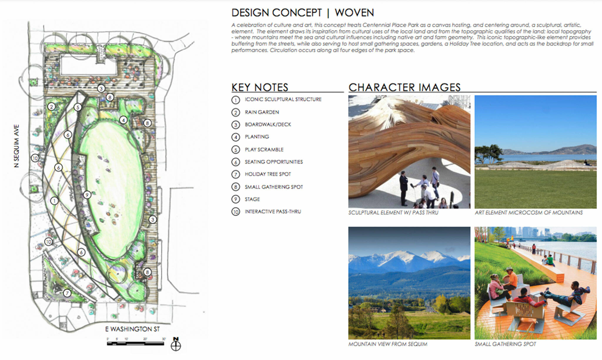 Historic downtown lot ‘Centennial Place’ under redesign plan | Sequim ...