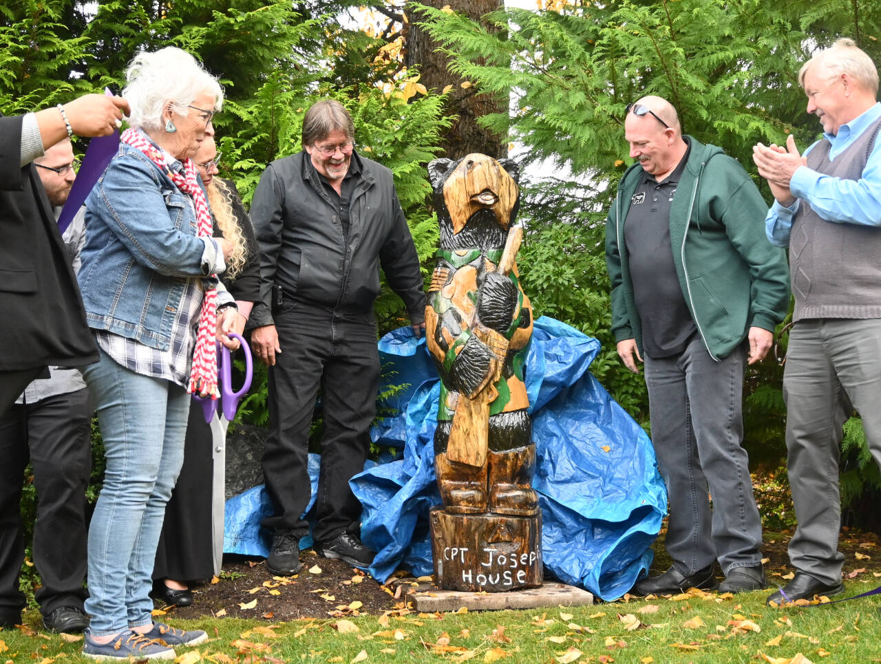 Carved bear among donations to Captain Joseph House | Sequim Gazette