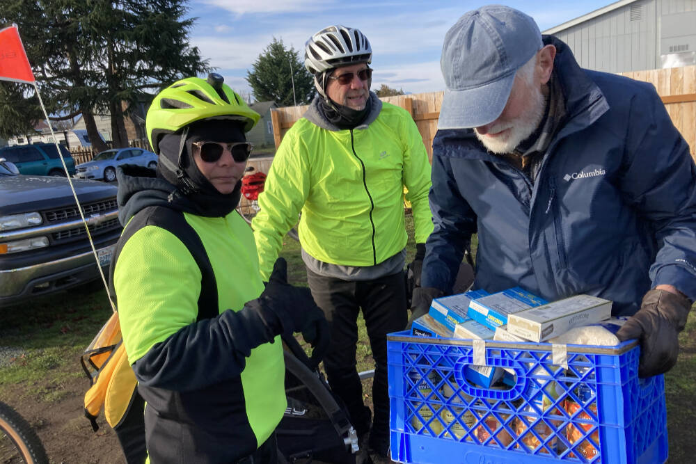 Sequim’s Cranksgiving haul tops 1,700 pounds | Sequim Gazette