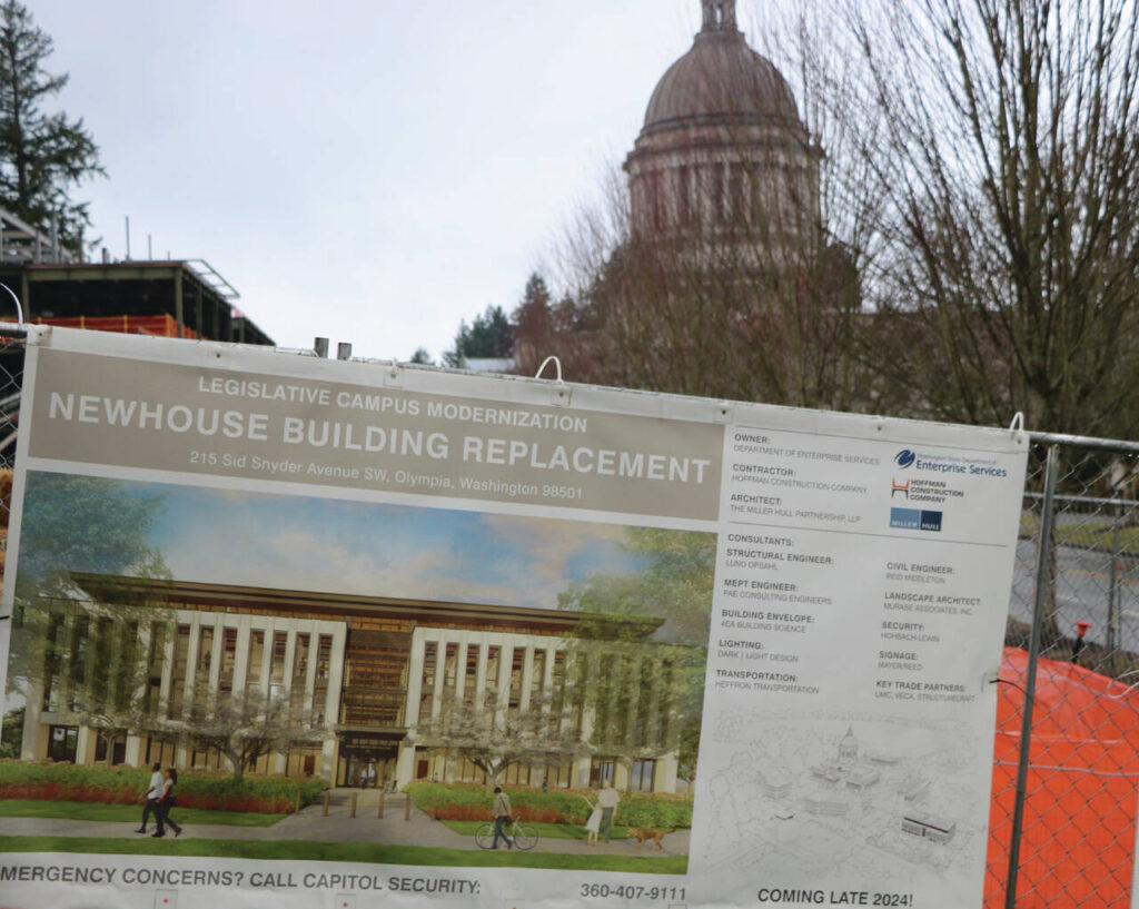 Newhouse building rises on Olympia’s capitol campus | Sequim Gazette