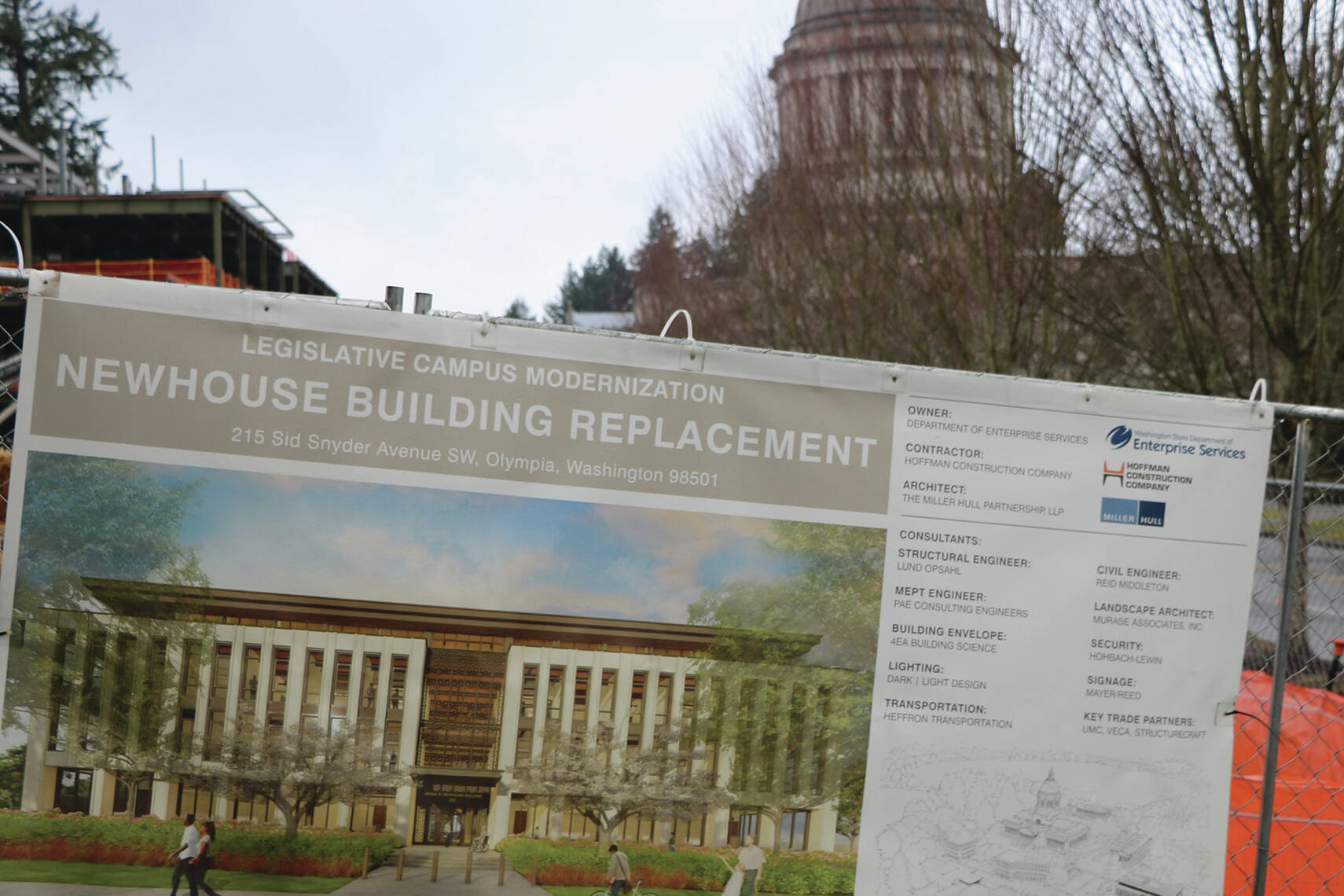 Newhouse building rises on Olympia’s capitol campus | Sequim Gazette