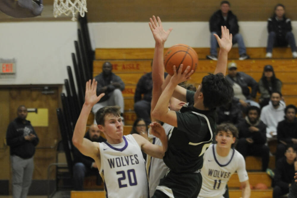 Boys basketball: Wolves upend Wolverines for win in district opener ...
