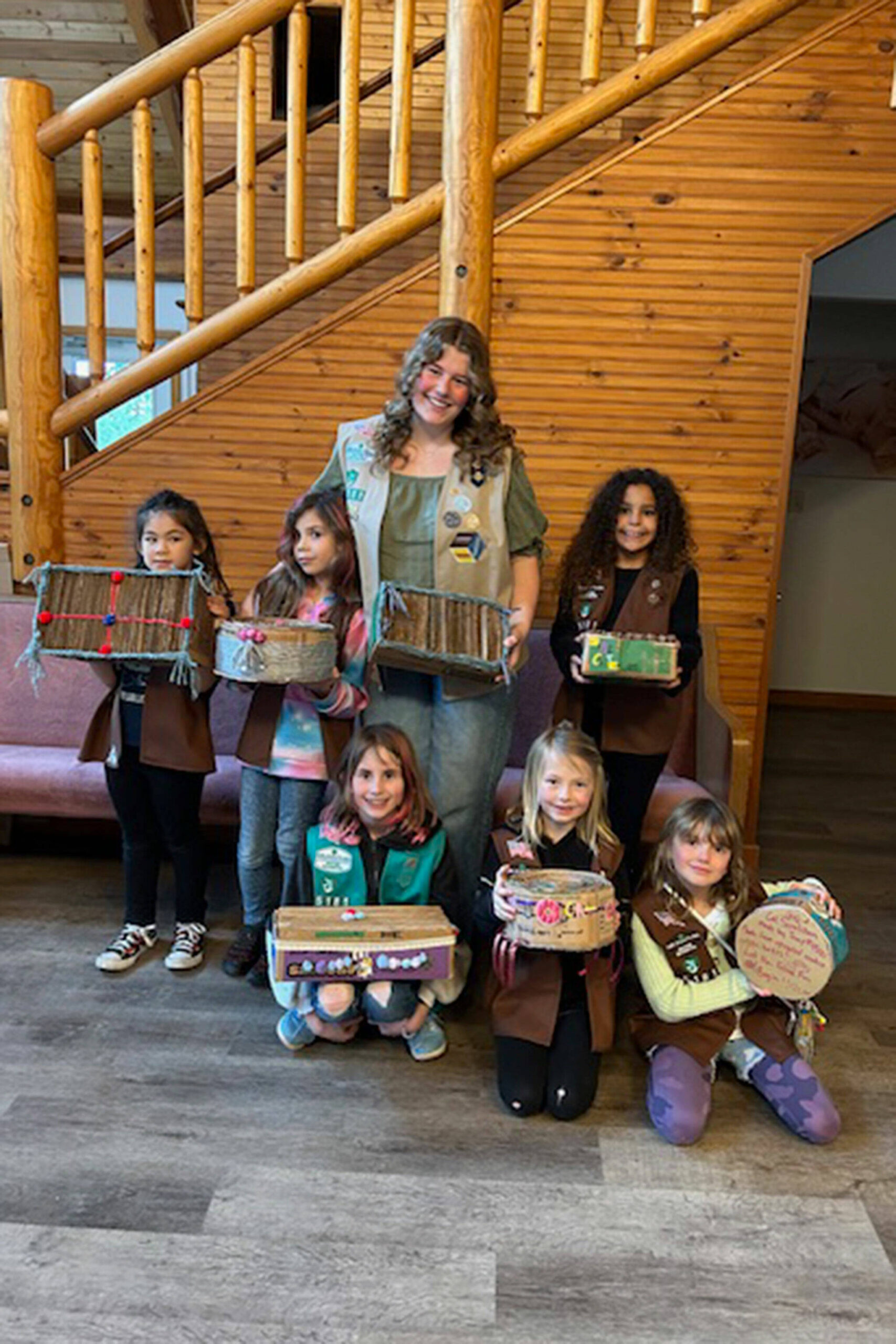 Sequim Girl Scout troop turns cookie boxes into cat scratchers | Sequim ...