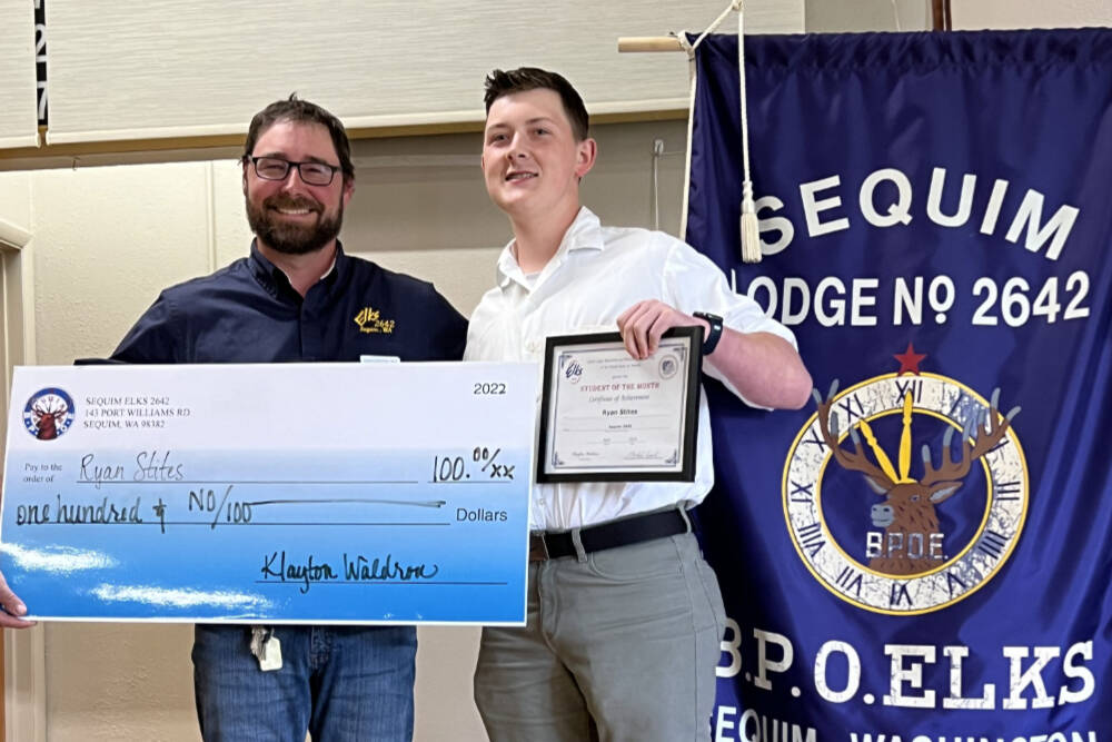 Milestone: Sequim Elks select Stites for Student of the Month | Sequim ...