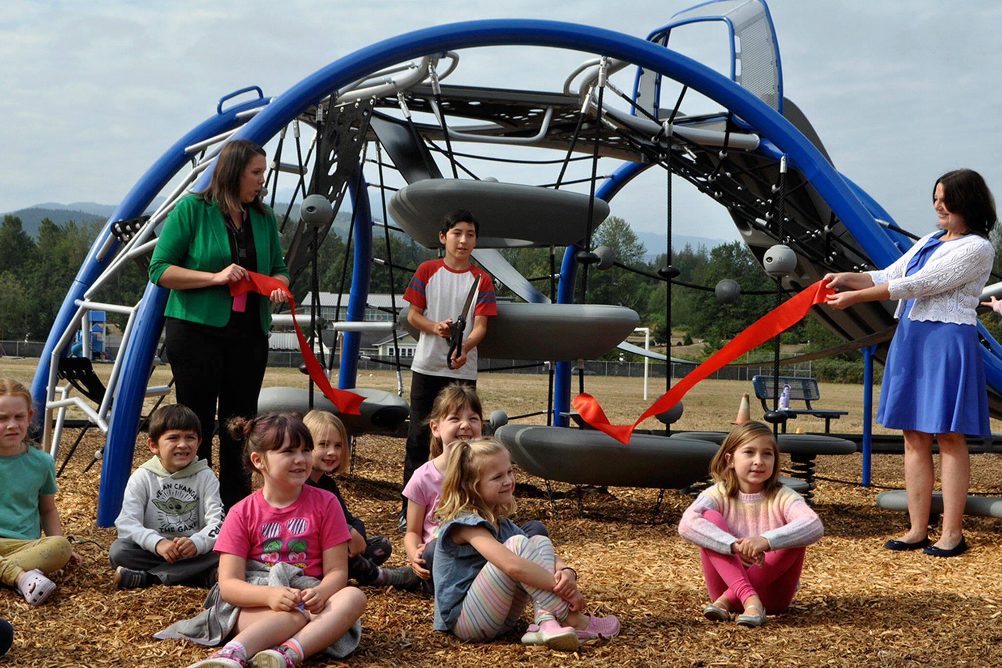 Elementary schools celebrate new playground installations | Sequim Gazette