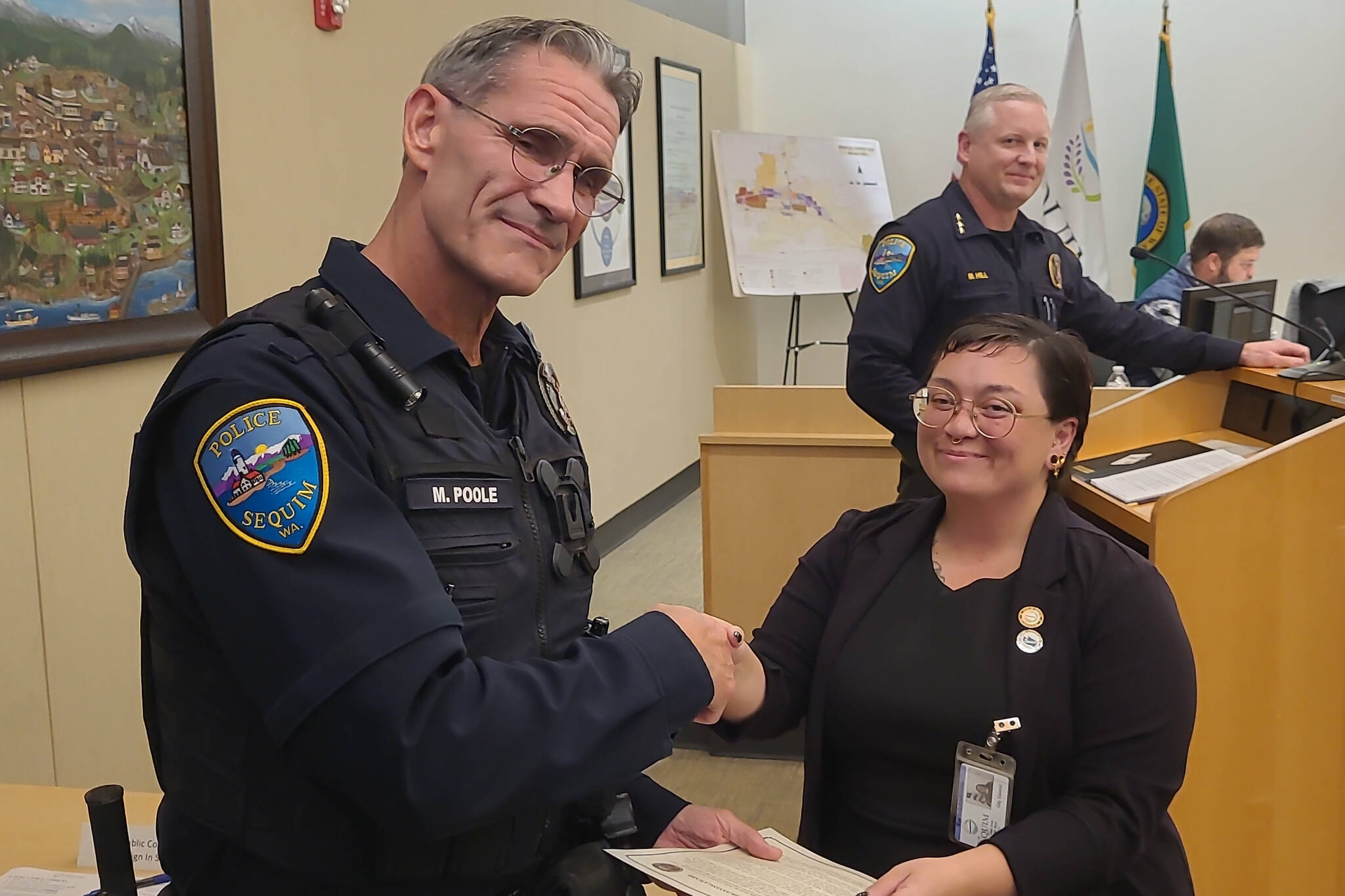 Sequim Police officer Poole receives Lifesaving Award | Sequim Gazette