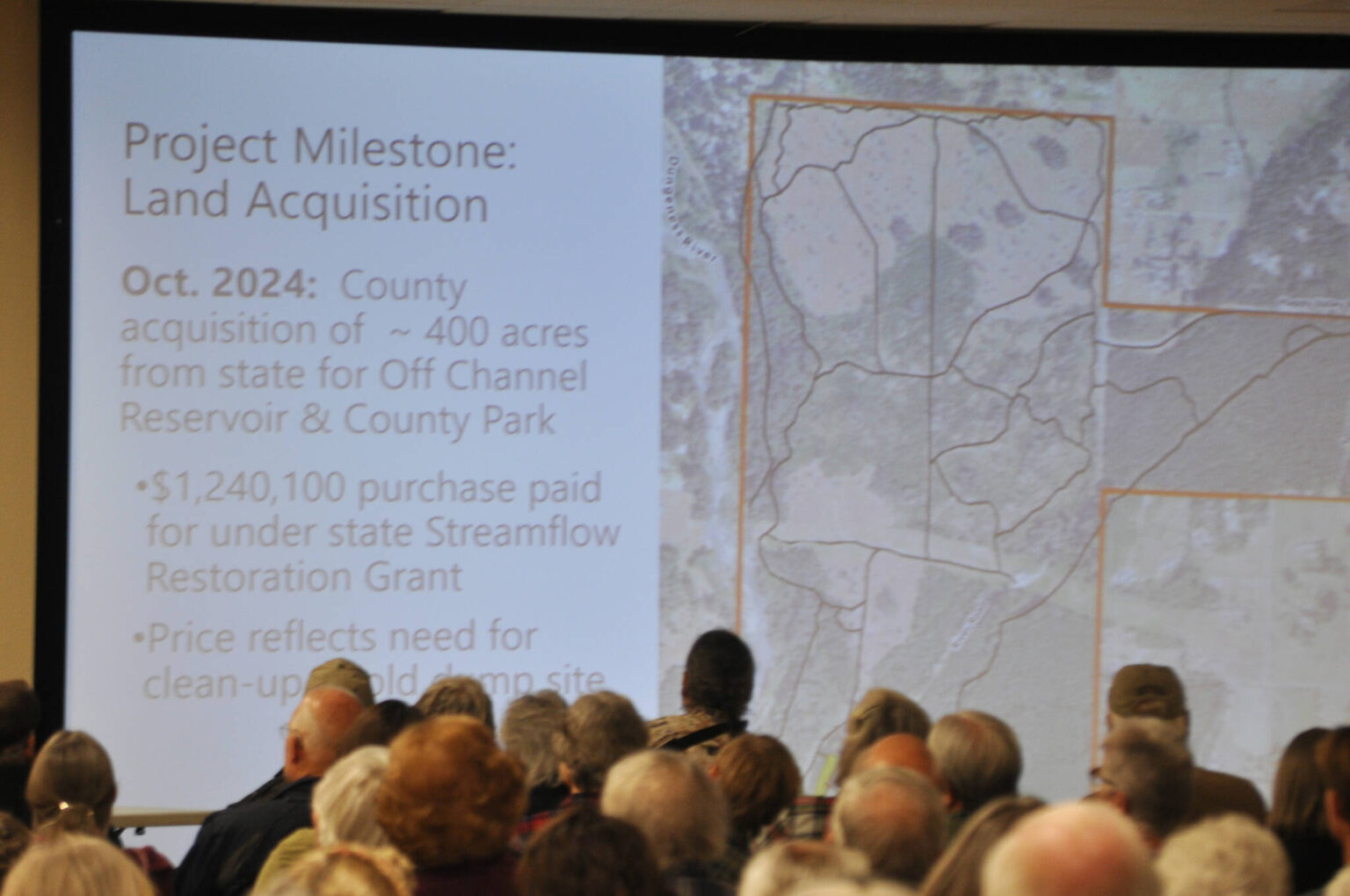 Off-Channel Reservoir draws crowd, questions | Sequim Gazette