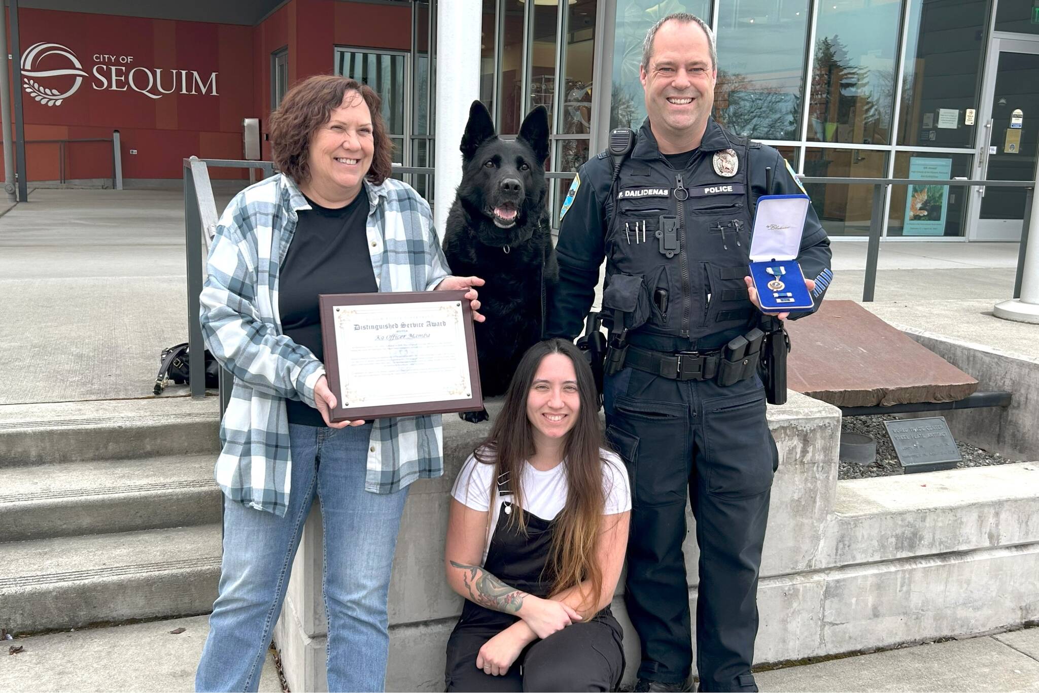 Police dog Mamba retired from Sequim service | Sequim Gazette