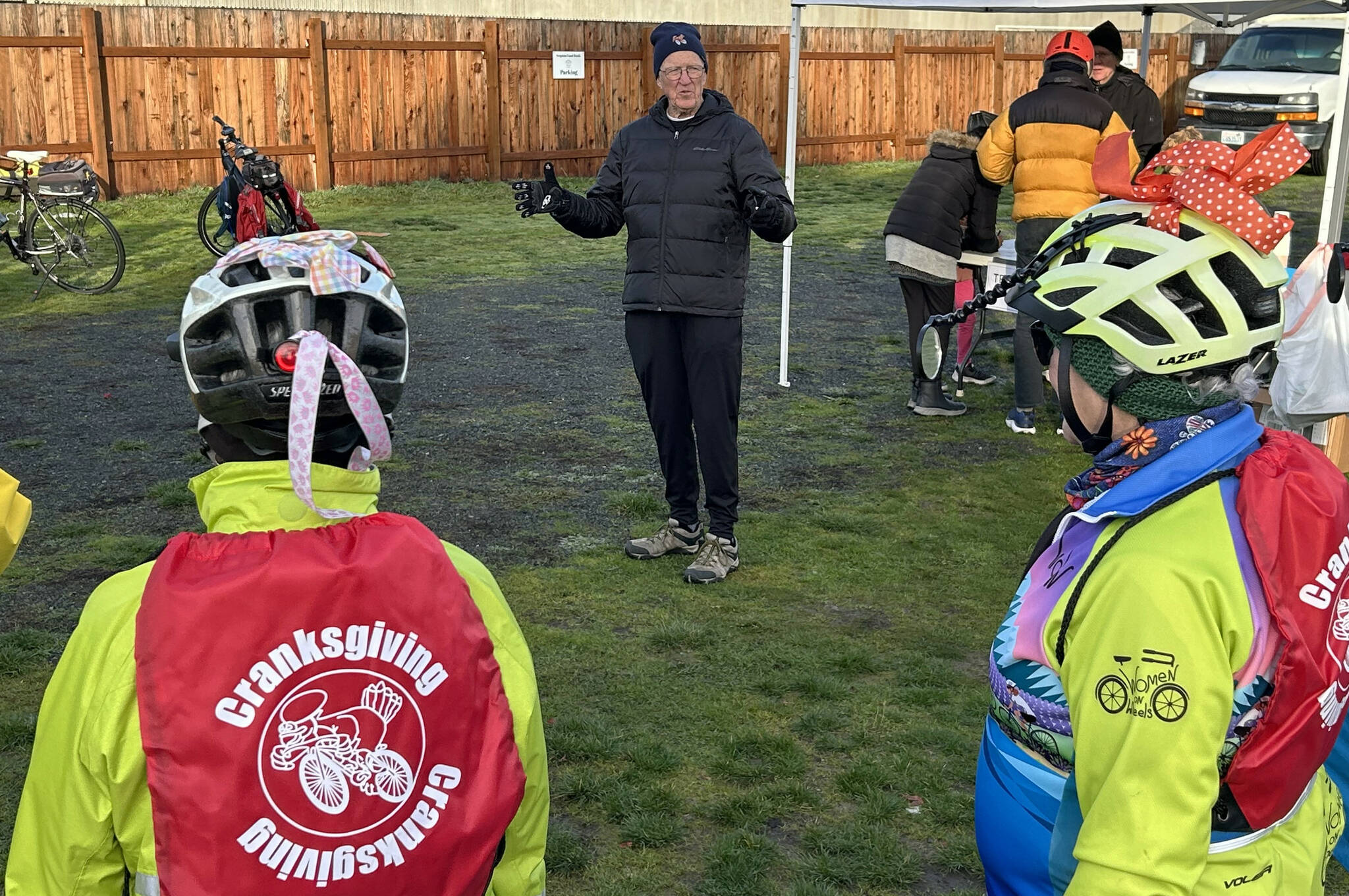 Cranksgiving keeps on collecting, riding for 15th year | Sequim Gazette