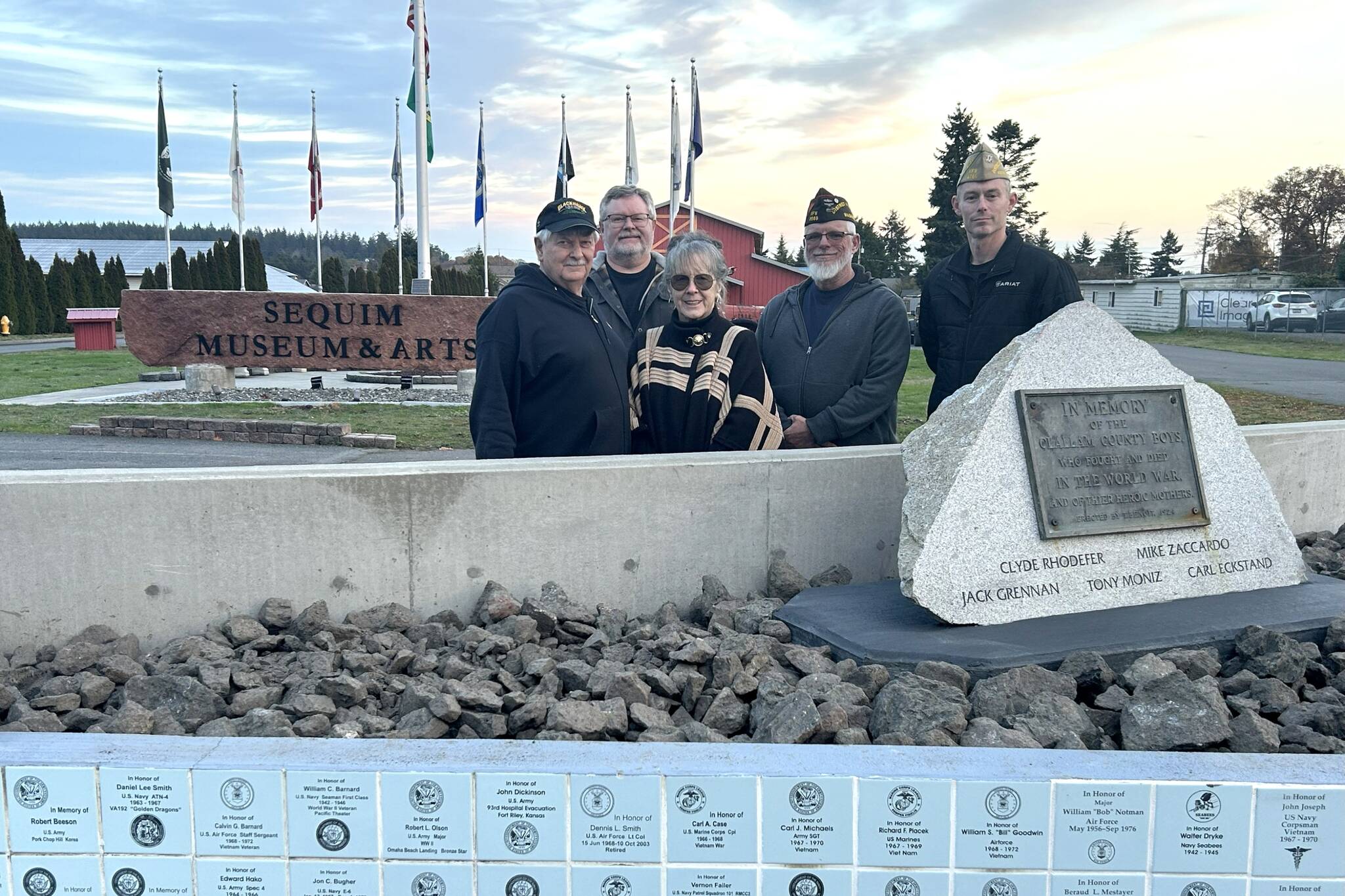 Museum seeks veterans to add tiles to monument wall | Sequim Gazette